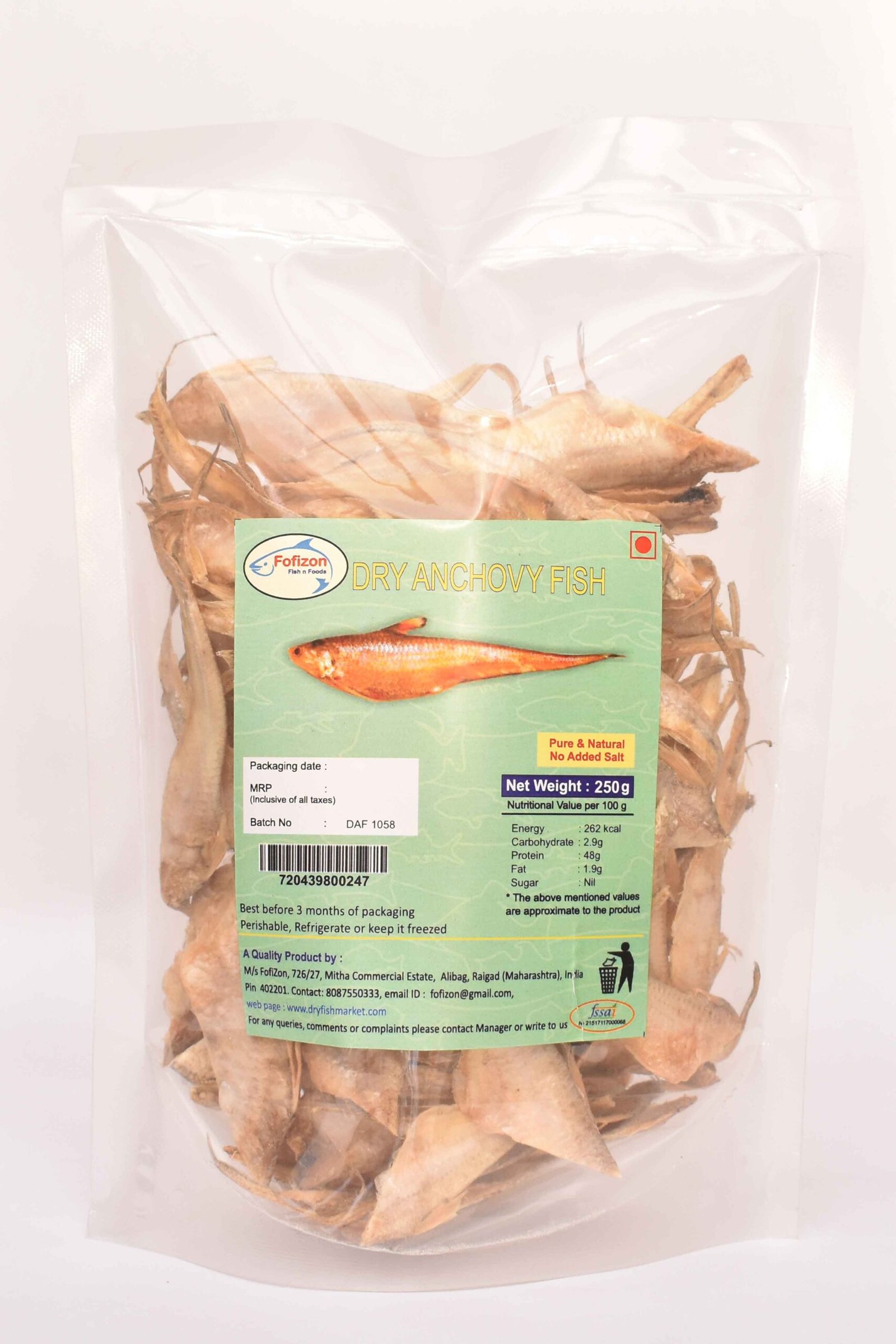 Fofizon's | Dry Anchovy Fish | मांदेली - Fofizon's Dry Fish Market